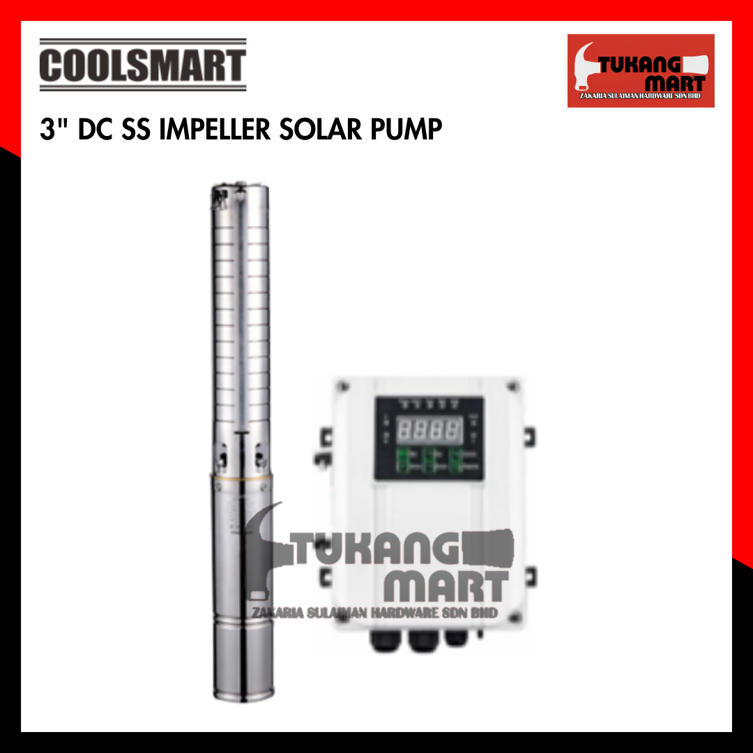 3" DC SS Impeller Solar Pump